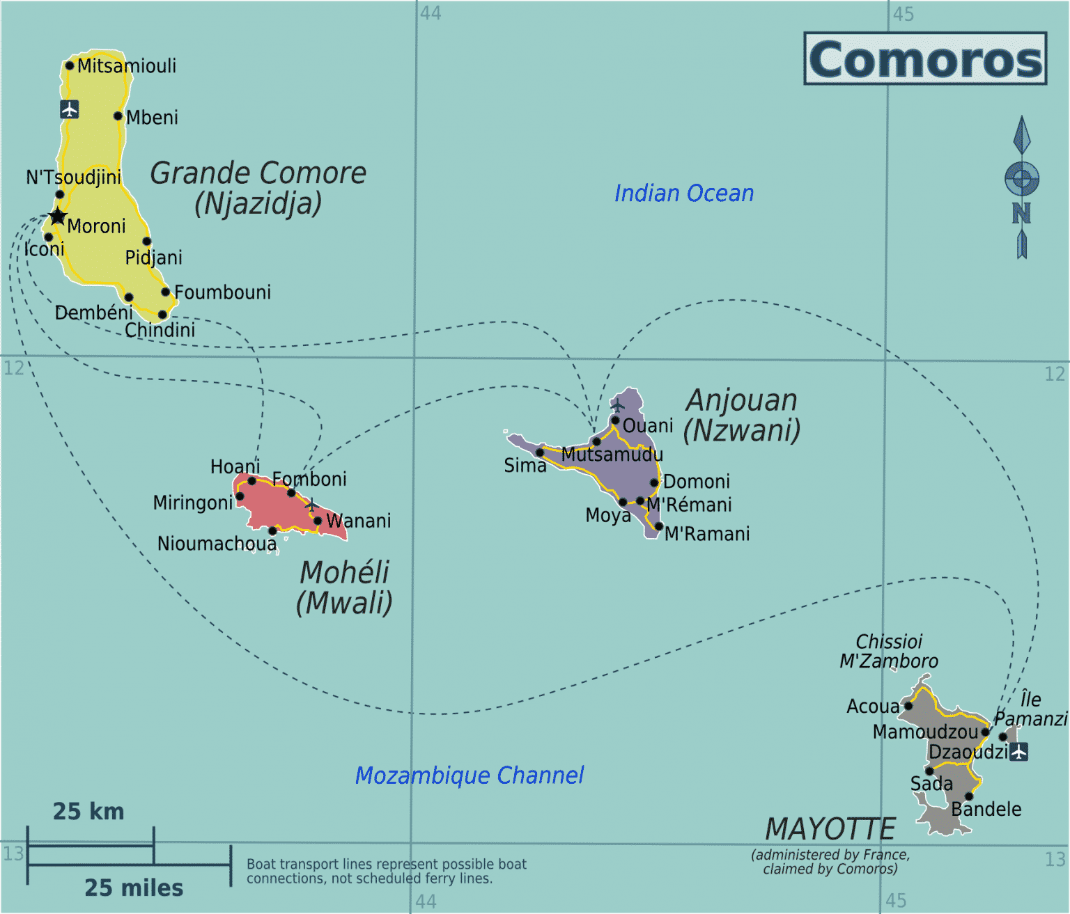 Comores, as ilhas perdidas do Índico